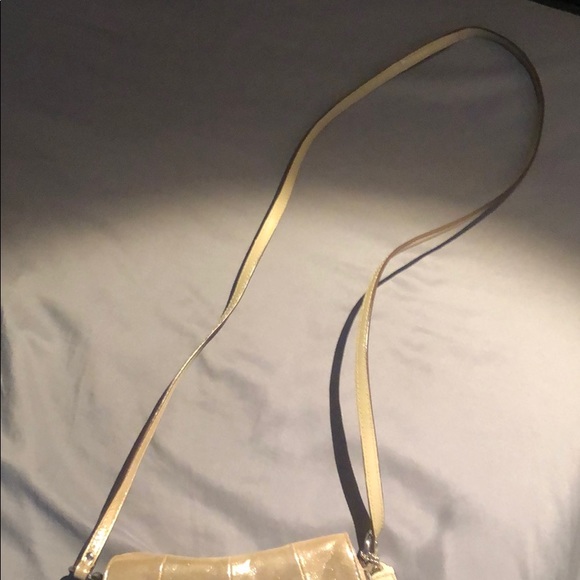 Coach | Bags | Coach Gold Metallic Crossbody Bag | Poshmark
